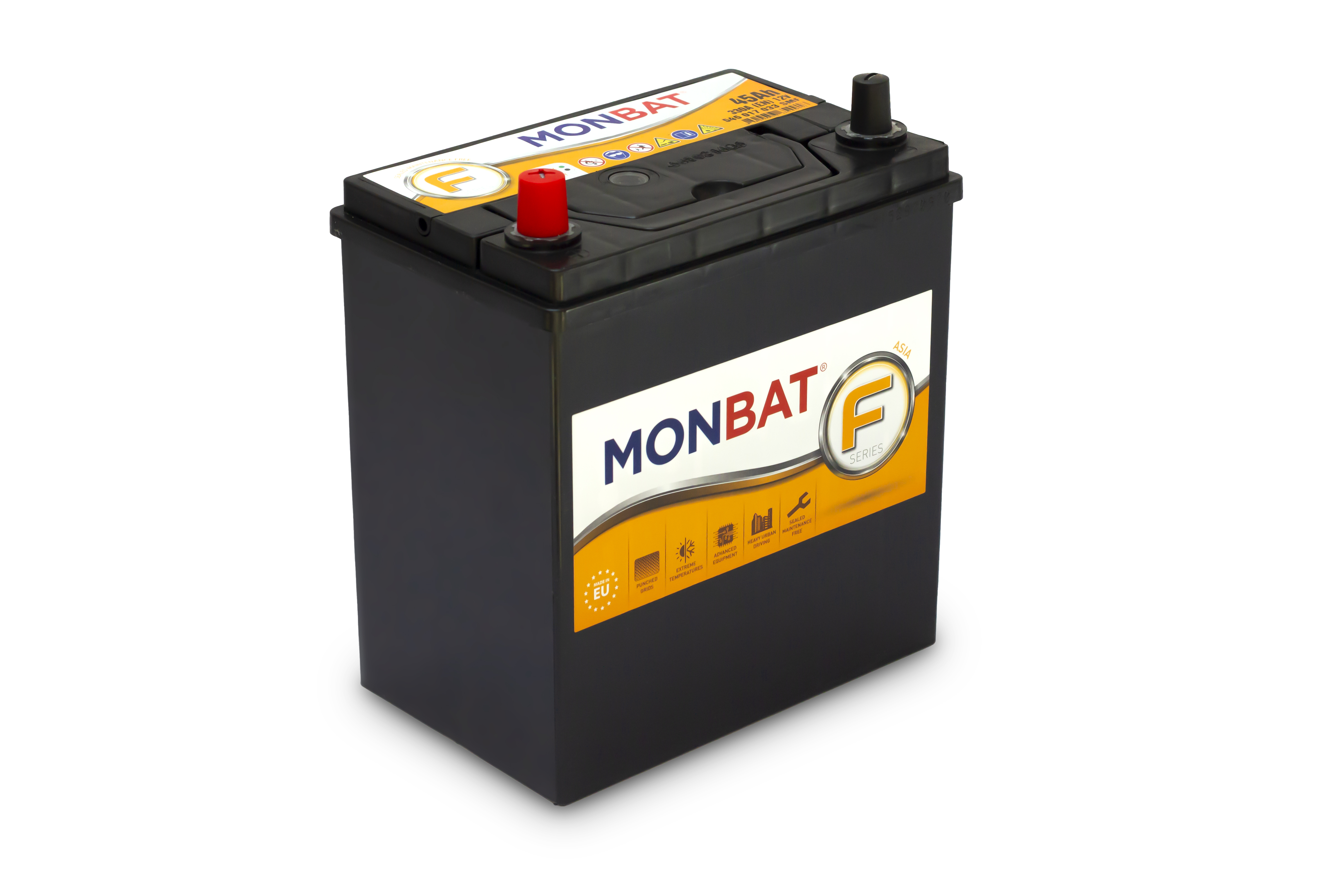 MONBAT Акумулатор 12v 45Ah 330A Asia Лев + | Најголема онлајн ...