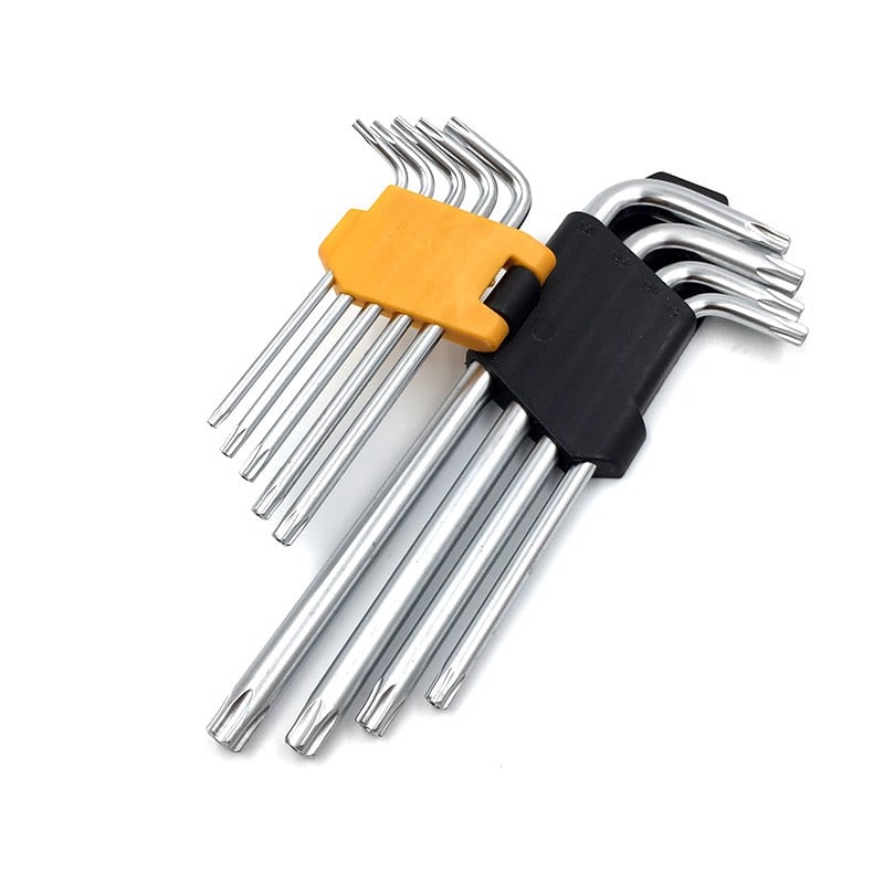 TOLSEN Set imbusa ekstra dugi loptasti 9-delni 20054 srebrni | Online prodaja | Ananas