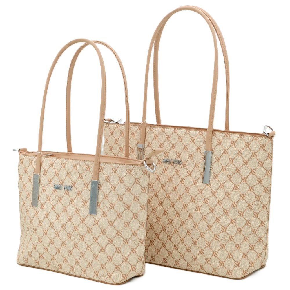 SWEET YEARS Set dve ženske torbe XSY98-300, Krem | Online prodaja | Ananas