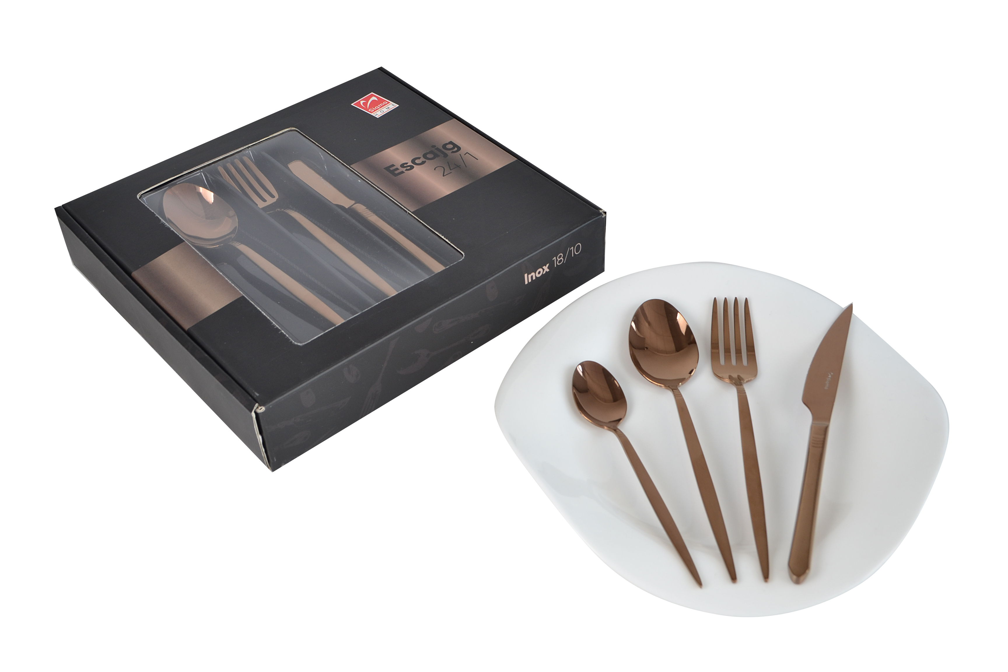 Sigma Escajg HR24-ROMA-R, 24 komada, Rose gold | Online prodaja | Ananas