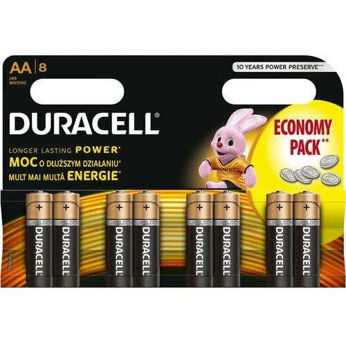 DURACELL Baterije Basic Duralock AA 8/1 | Online prodaja | Ananas