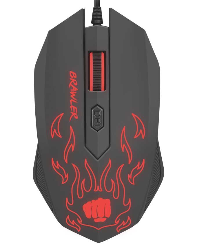 FURY Гејмерски глушец Brawler NFU-1198 1600Dpi црн | Најголема онлајн продавница во Македонија ...