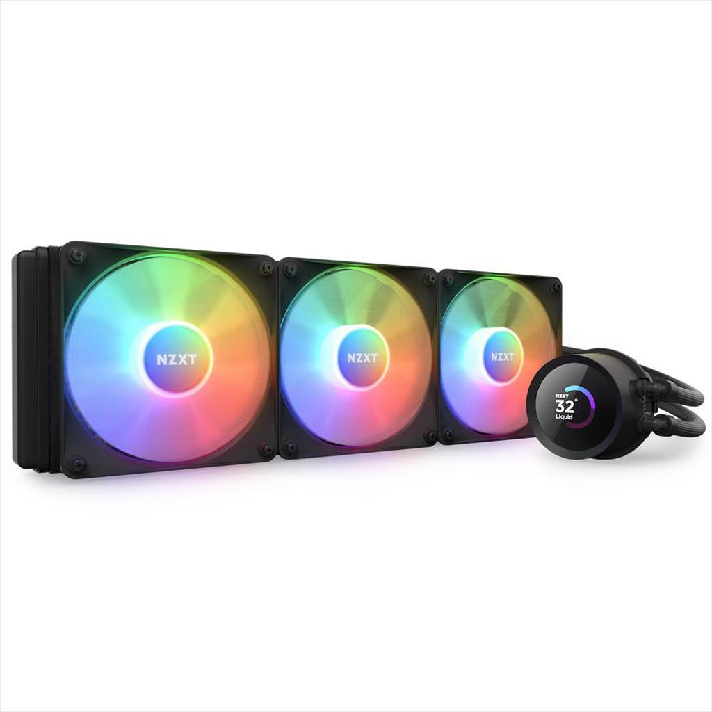 NZXT Кулери cpu aio kraken 360 rgb, 3x120mm f120 rgb core fans, rgb ...