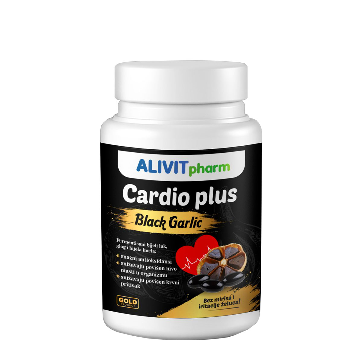 ALIVIT PHARM Black garlic Cardio Plus 90 kapsula | Online prodaja | Ananas