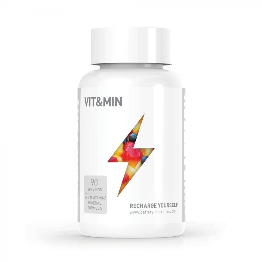 BATTERY Vit&Min - Витамини и минерали (90 капсули) 133,9g | Најголема ...