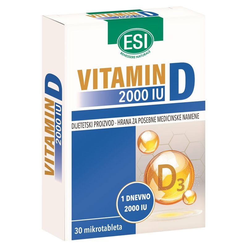 BGB ESI Vitamin D 2000 IU A30 | Online prodaja | Ananas