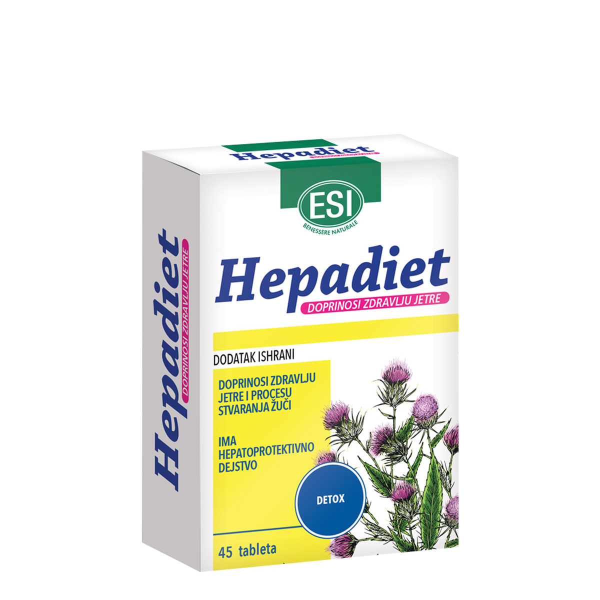 ESI Preparat sa biljnim ekstraktima sa povoljnim uticajem na jetru 45/1 ...
