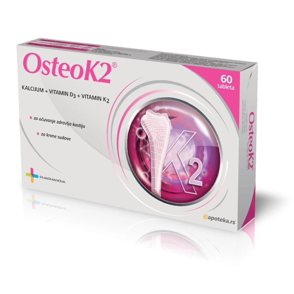 Pharmanova Osteo K2 tablete 60 komada | Online prodaja | Ananas