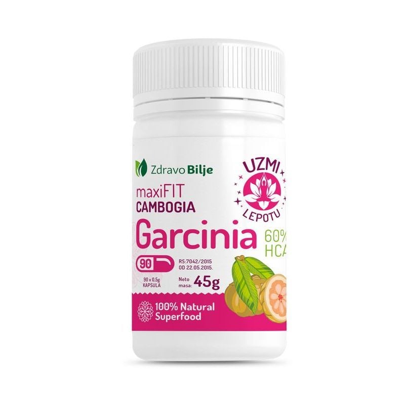 ZDRAVO BILJE Kompleks sa ekstraktom biljke Garcinia 400mg 90/1 105982 ...