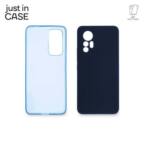 2u1 Extra case MIX paket PLAVI za Xiaomi 12 Lite | Online prodaja | Ananas