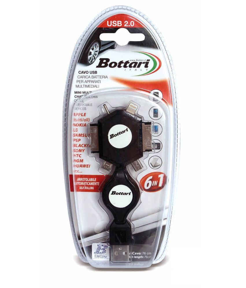 BOTTARI USB punjač adapter 6 nastavaka | Online prodaja | Ananas