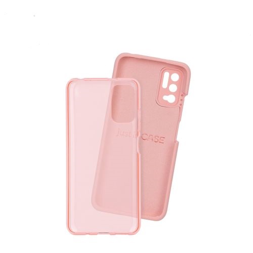JUST IN CASE Set dve maske za telefon Redmi Note 10 5G Extra case MIX PLUS roze i svetloroze ...