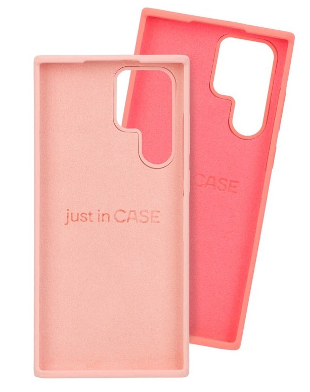 JUST IN CASE Set dve maske za telefon Samsung Galaxy Galaxy S22 ultra roze | Online prodaja | Ananas