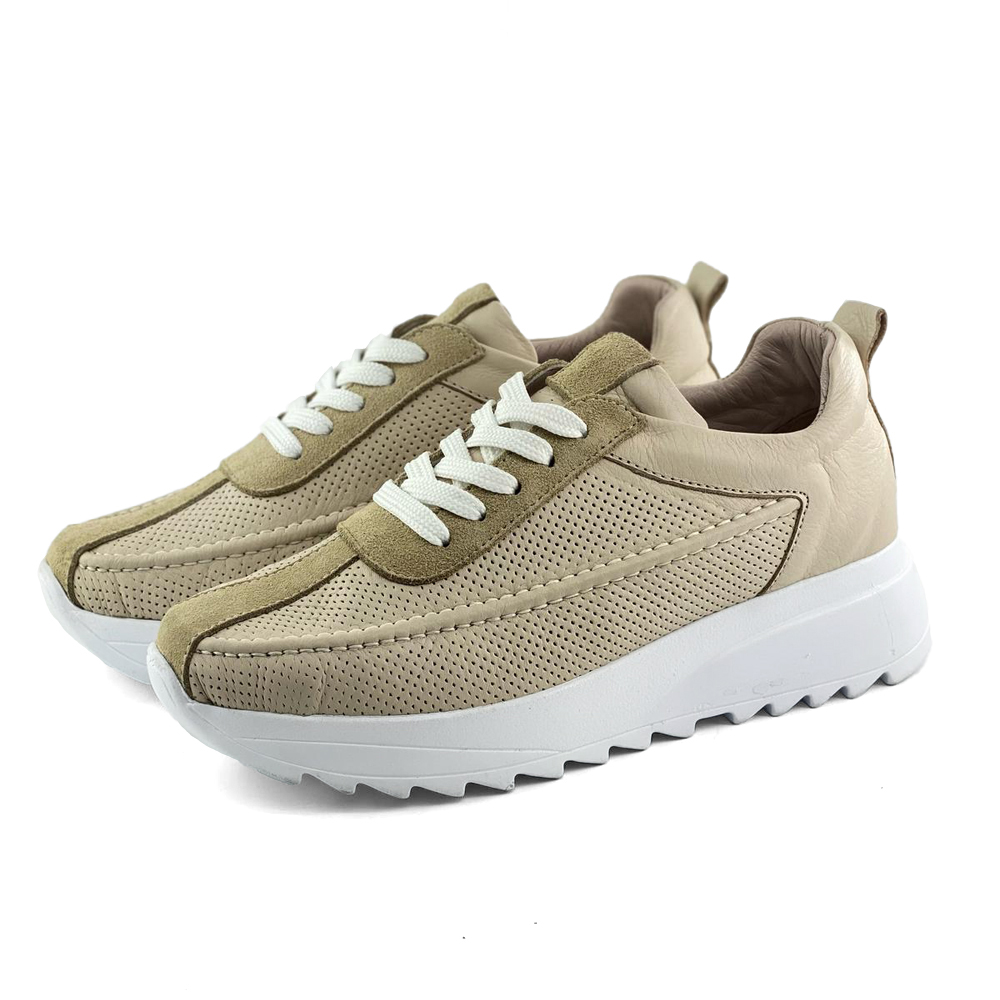 Mona Shoes Ženske patike, Kožne, Bež | Online prodaja | Ananas