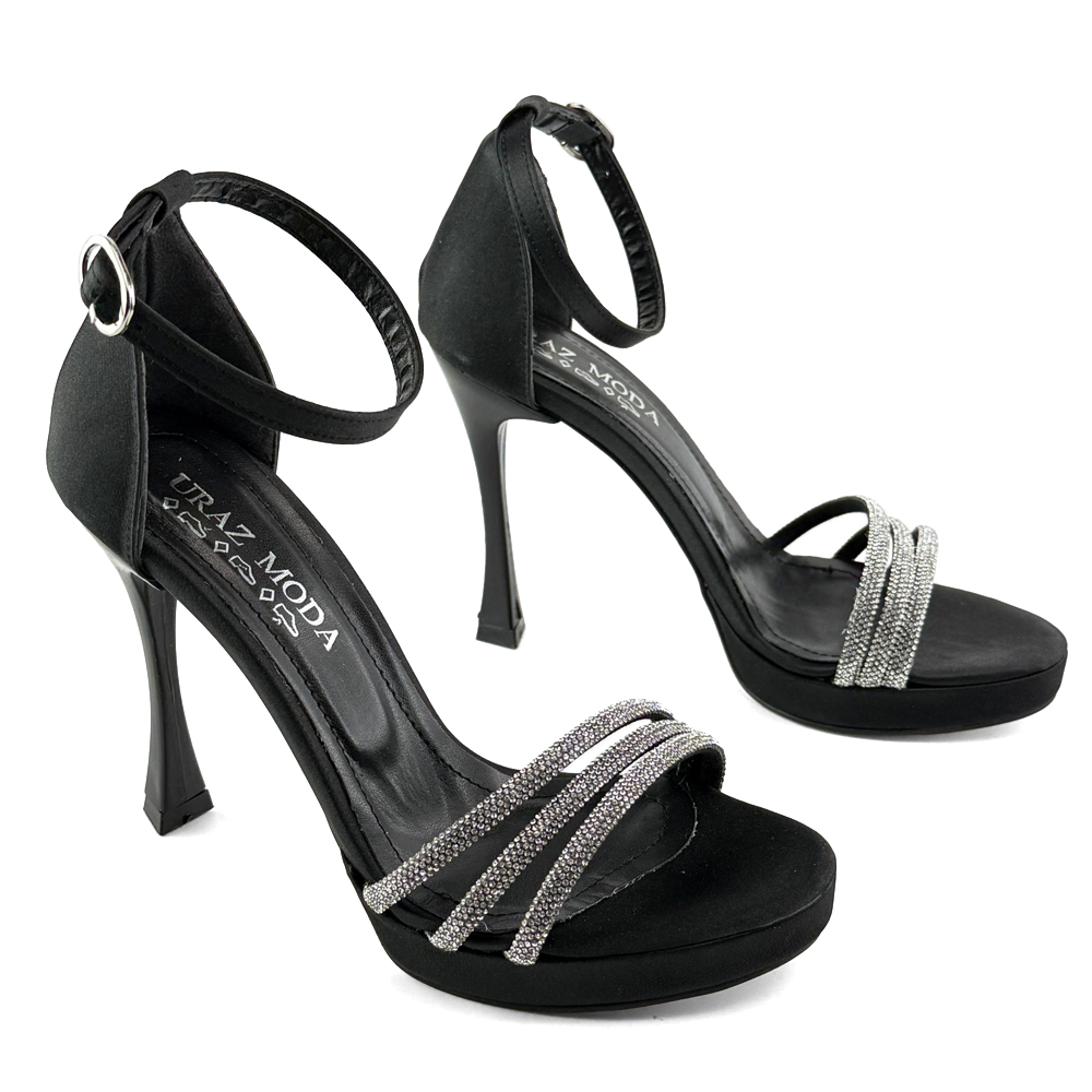 Mona shoes Ženske sandale na štiklu, Crne | Online prodaja | Ananas