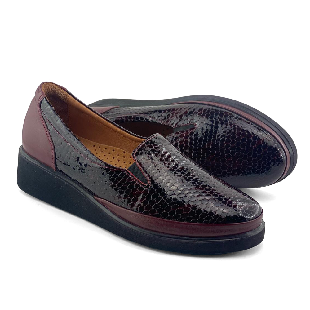 Mona Shoes Ženske cipele, Kožne, Bordo | Online prodaja | Ananas