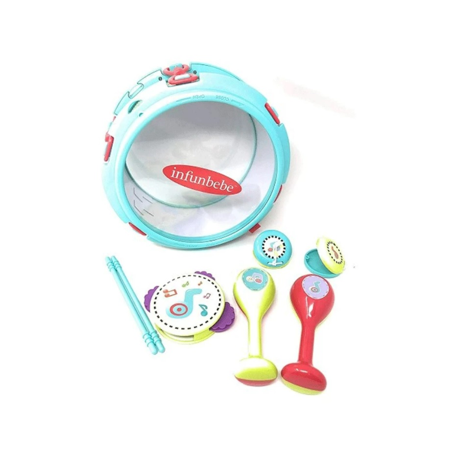 INFUNBEBE Igračka Moji prvi bubnjevi svetloplava | Online prodaja | Ananas