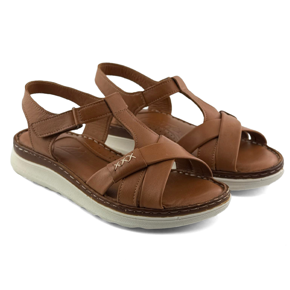 Mona Shoes Ženske sandale, Kožne, Braon | Online prodaja | Ananas