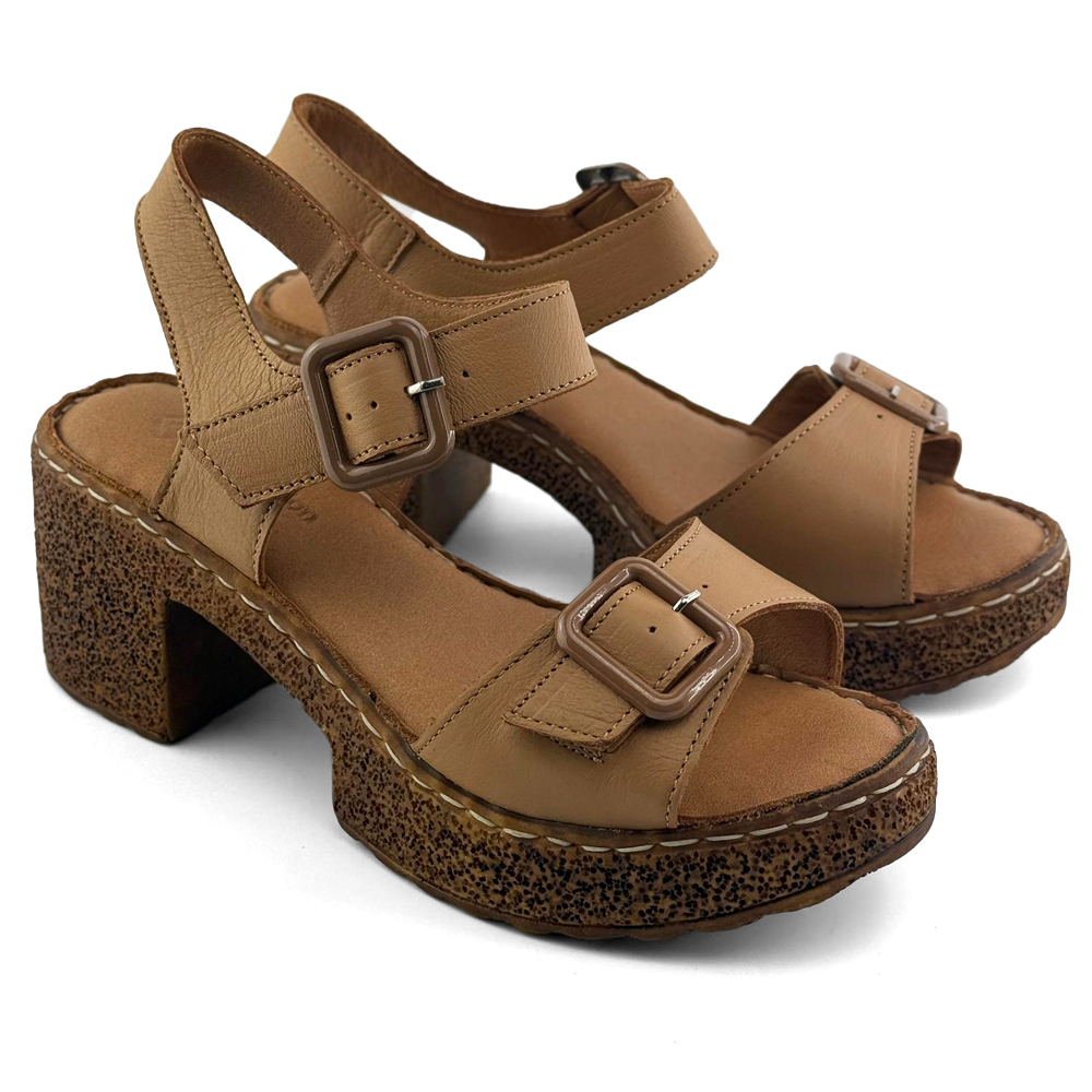 Mona Shoes Ženske sandale, Kožne, Braon | Online prodaja | Ananas