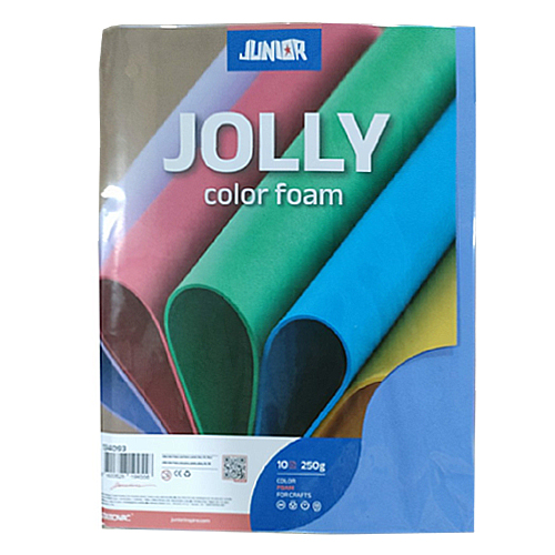 JUNIOR Ева пена, А4, 1/1, Jolly Color Foam, 134093, Сина | Најголема ...