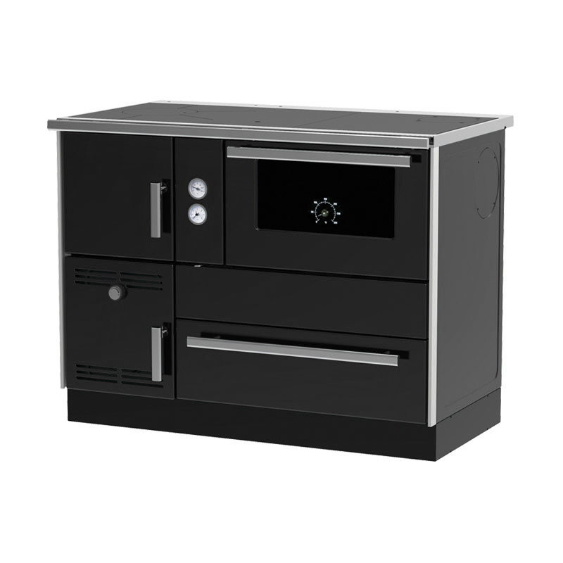 ALFA PLAM Šporet na čvrsto gorivo za etažno grejanje ALFA TERM 35 A-D crni | Online prodaja | Ananas