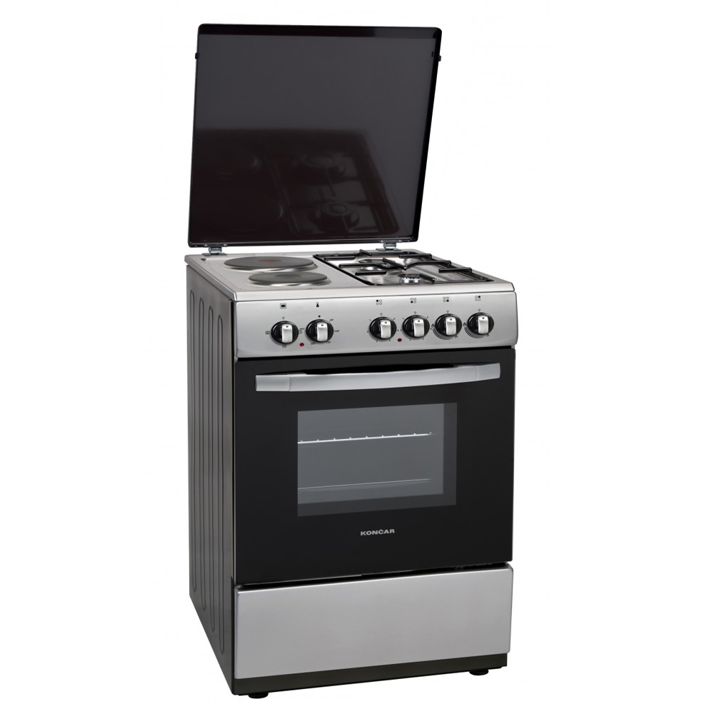 Končar ST 6022 P.IR4 Kombinovani šporet, Turbo rerna, Sivi | Online ...