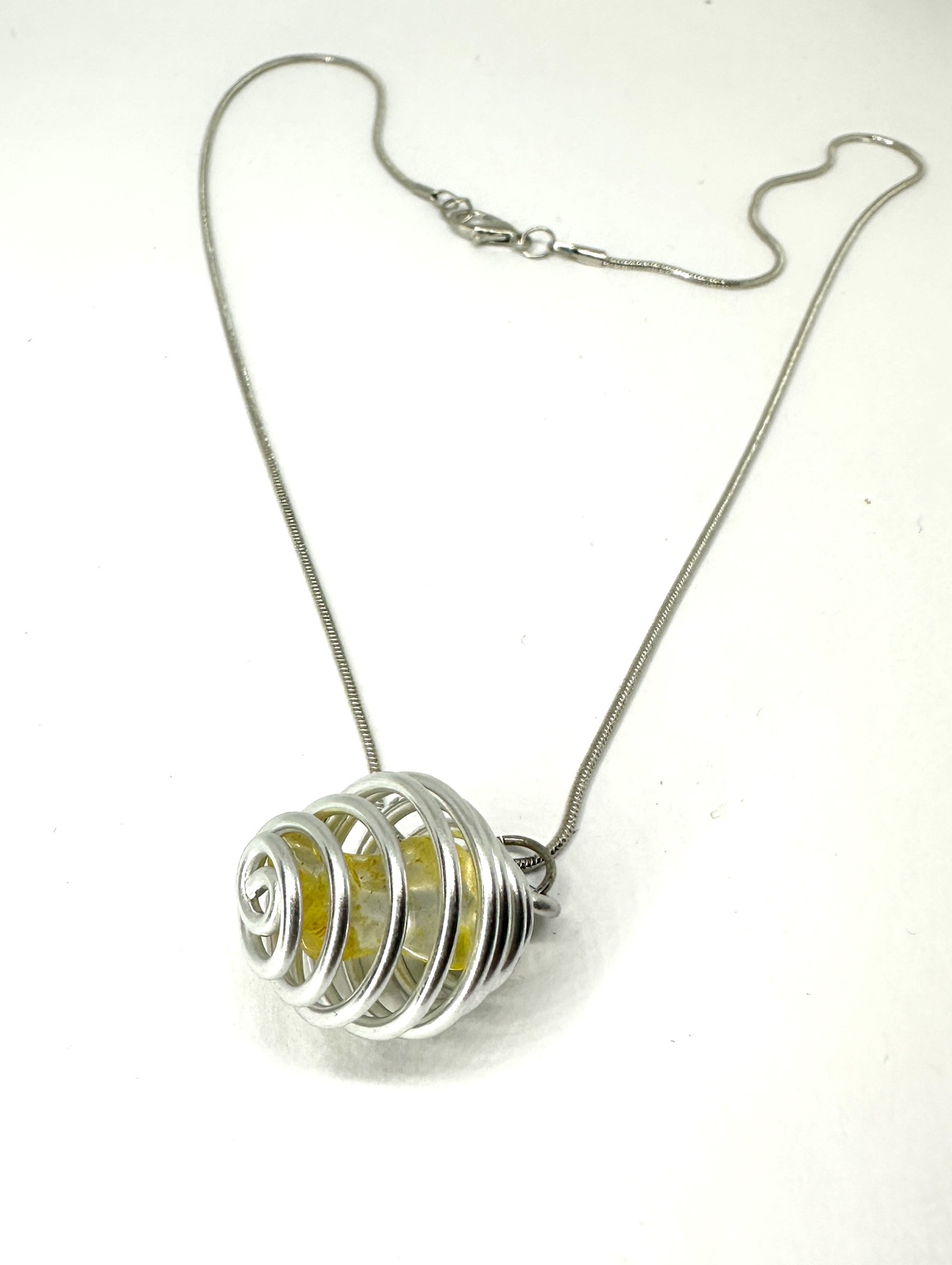 Ogrlica Zlatna Spirala Citrin | Online prodaja | Ananas BiH