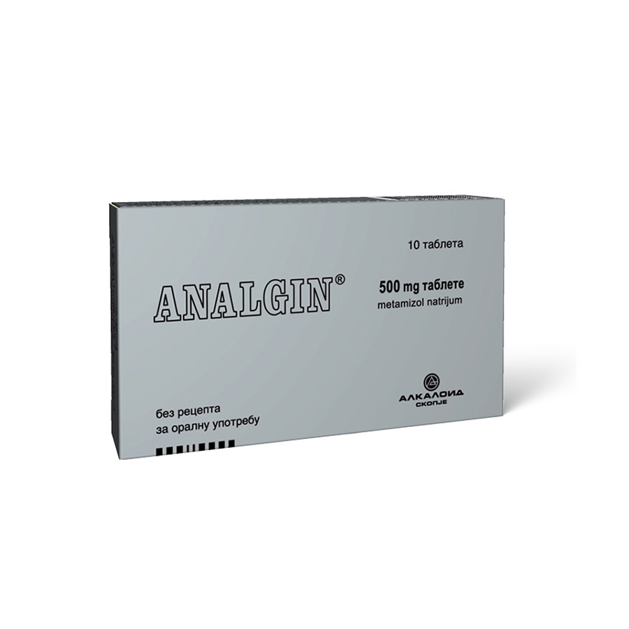 ALKALOID Аналгин 500mg10 таблети | Најголема онлајн продавница во ...