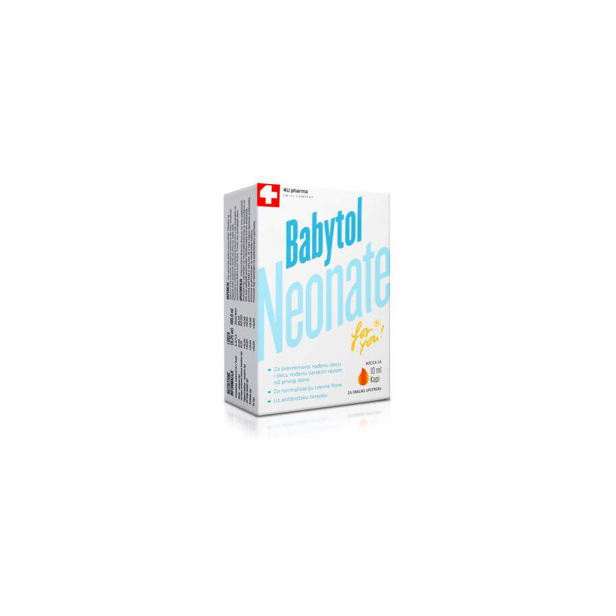 4U PHARMA Kapi za prevremeno rođenu bebitol novorođenčad, 10 ml ...