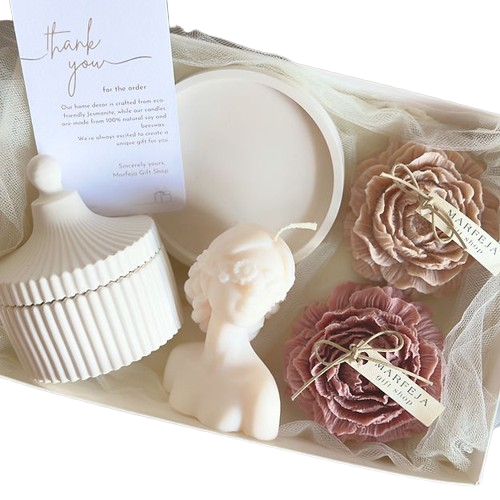 Marfeja Gift Shop Poklon Set Kutijica za devojku, Belo-Rozi | Online ...