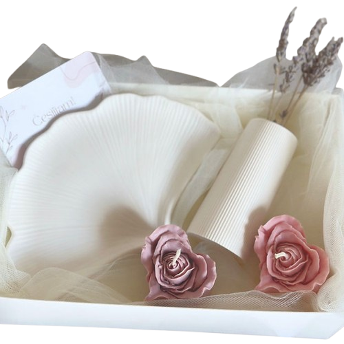 Marfeja Gift Shop Poklon Set Ginko i Vaza, Belo-Rozi | Online prodaja ...