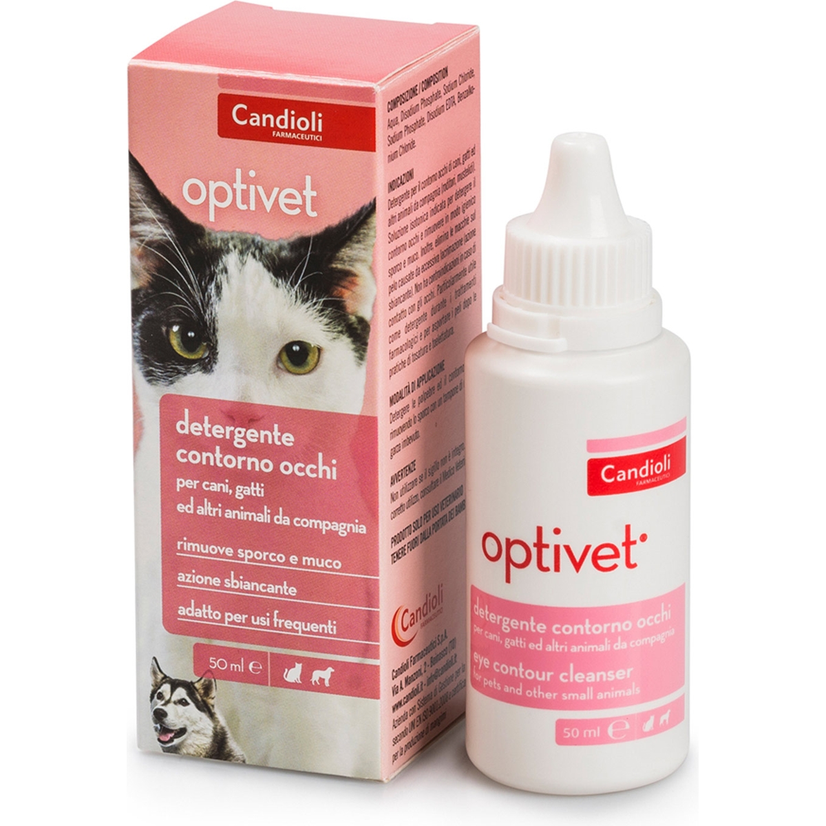 Candioli Optivet Rastvor za čišćenje područja oko očiju, 50ml | Online ...