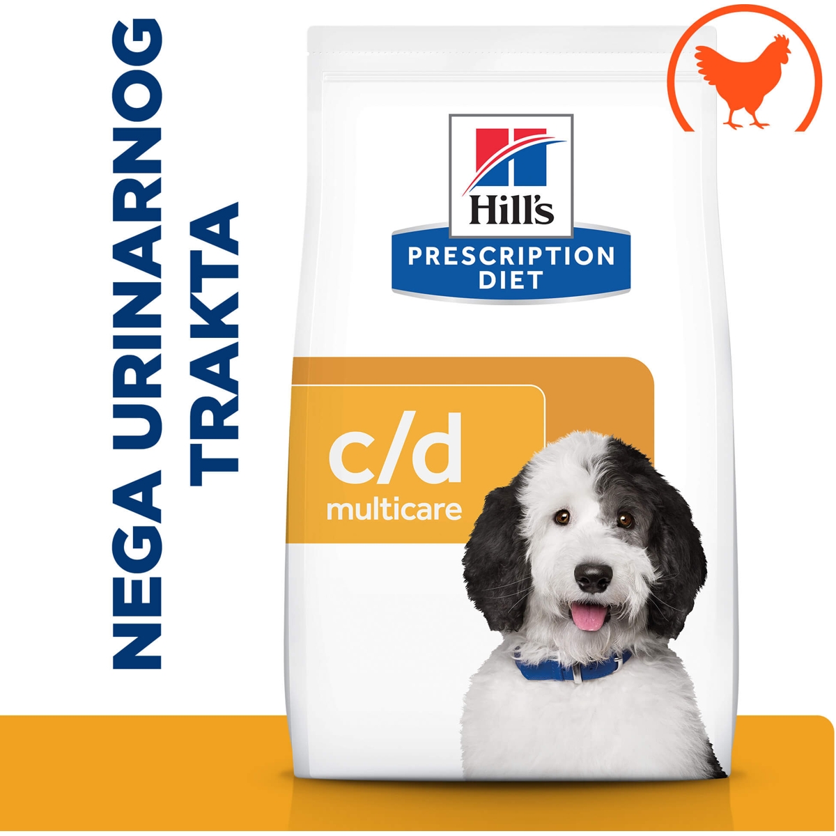 Hill's Prescription Diet Hrana za pse, c/d Multicare, Piletina, 4kg | Online prodaja | Ananas