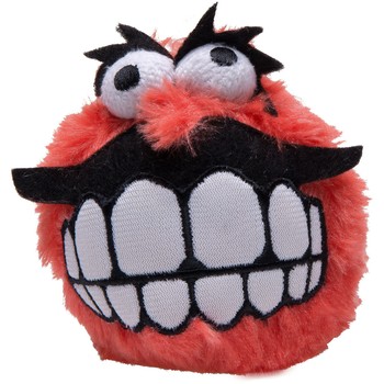Rogz Fluffy Grinz Lopta Igračka za pse, Plišana, S, 5.5cm, Crvena ...
