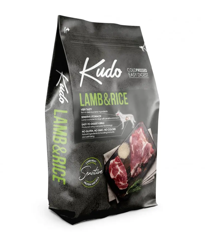 Kudo Suva hrana za odrasle pse mini rase, Jagnjetina i pirinač, 12kg ...