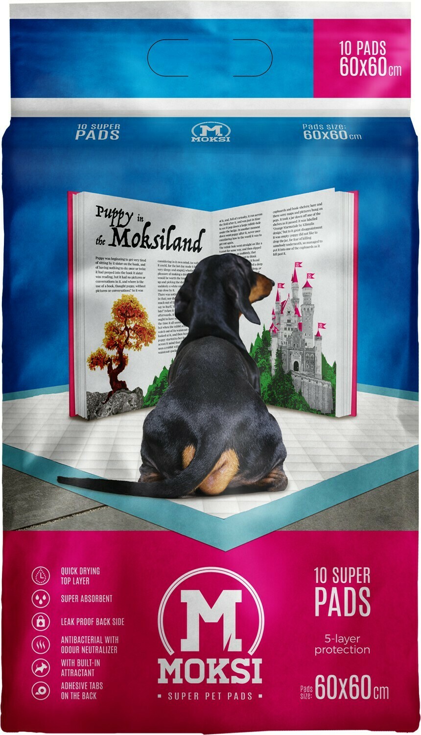 Moksi Podloga za pse, 60x60cm, 10 komada | Online prodaja | Ananas