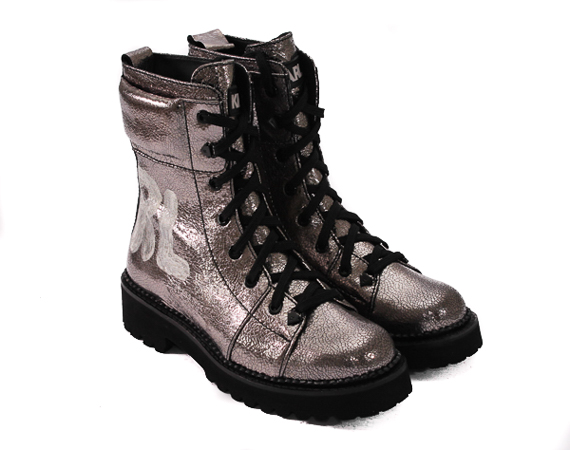 KARL LAGERFELD Ženske čizme KL42871-1SL, Boja bronze | Online prodaja ...