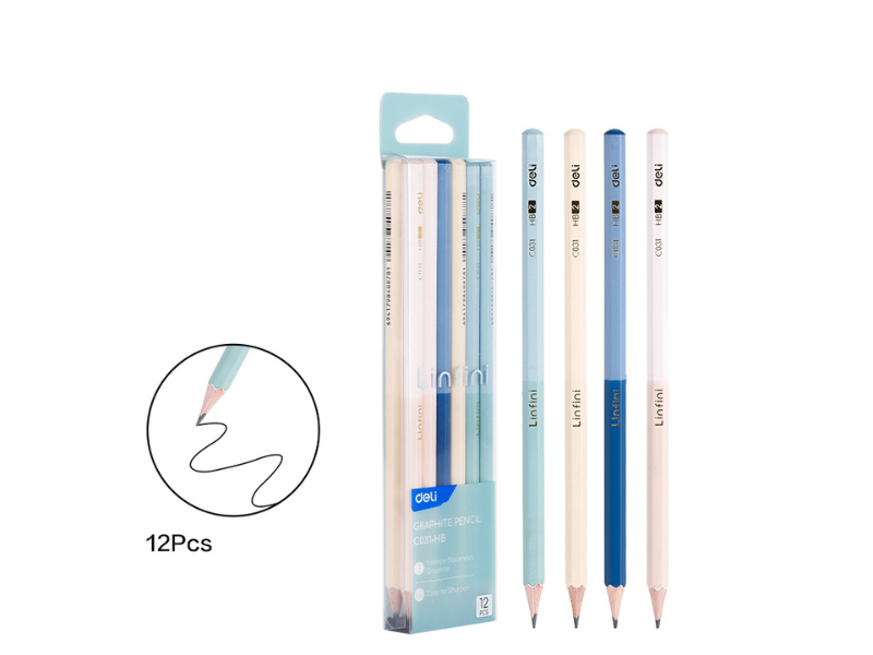 DELI Grafitne olovke linfini pastel EC031-HB, HB,12 komada | Online ...