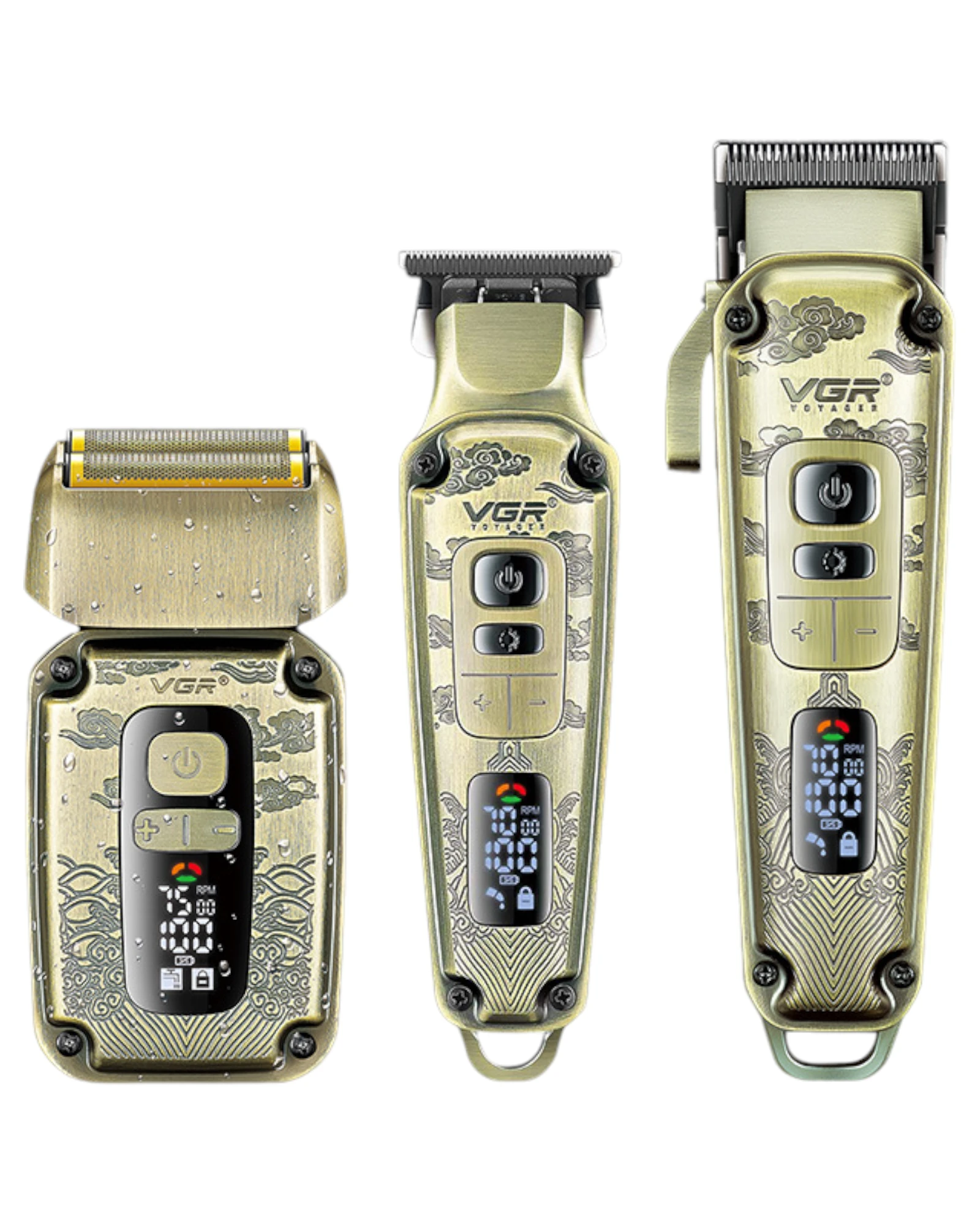 VGR V-642 Profesionalni set za šišanje i brijanje električna mašinica, trimer i brijač za bradu ...