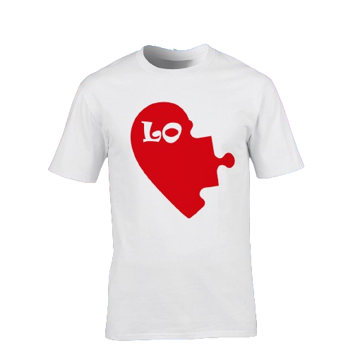 PREMIUM GILDAN Muška majica Srce 1, Bela | Online prodaja | Ananas