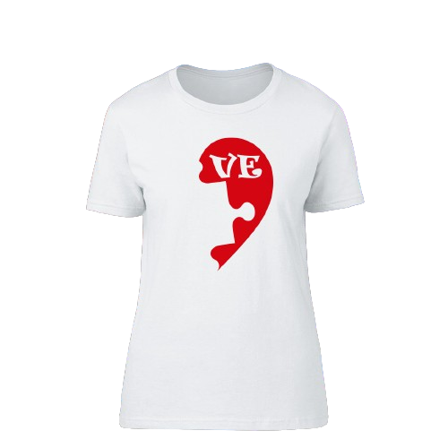 PREMIUM GILDAN Ženska majica Srce 2, Bela | Online prodaja | Ananas