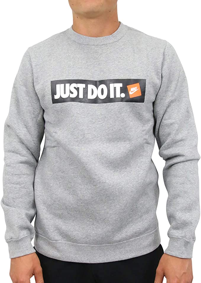 NIKE Muški duks NSW HBR CRW 928699-063 sivi | Online prodaja | Ananas