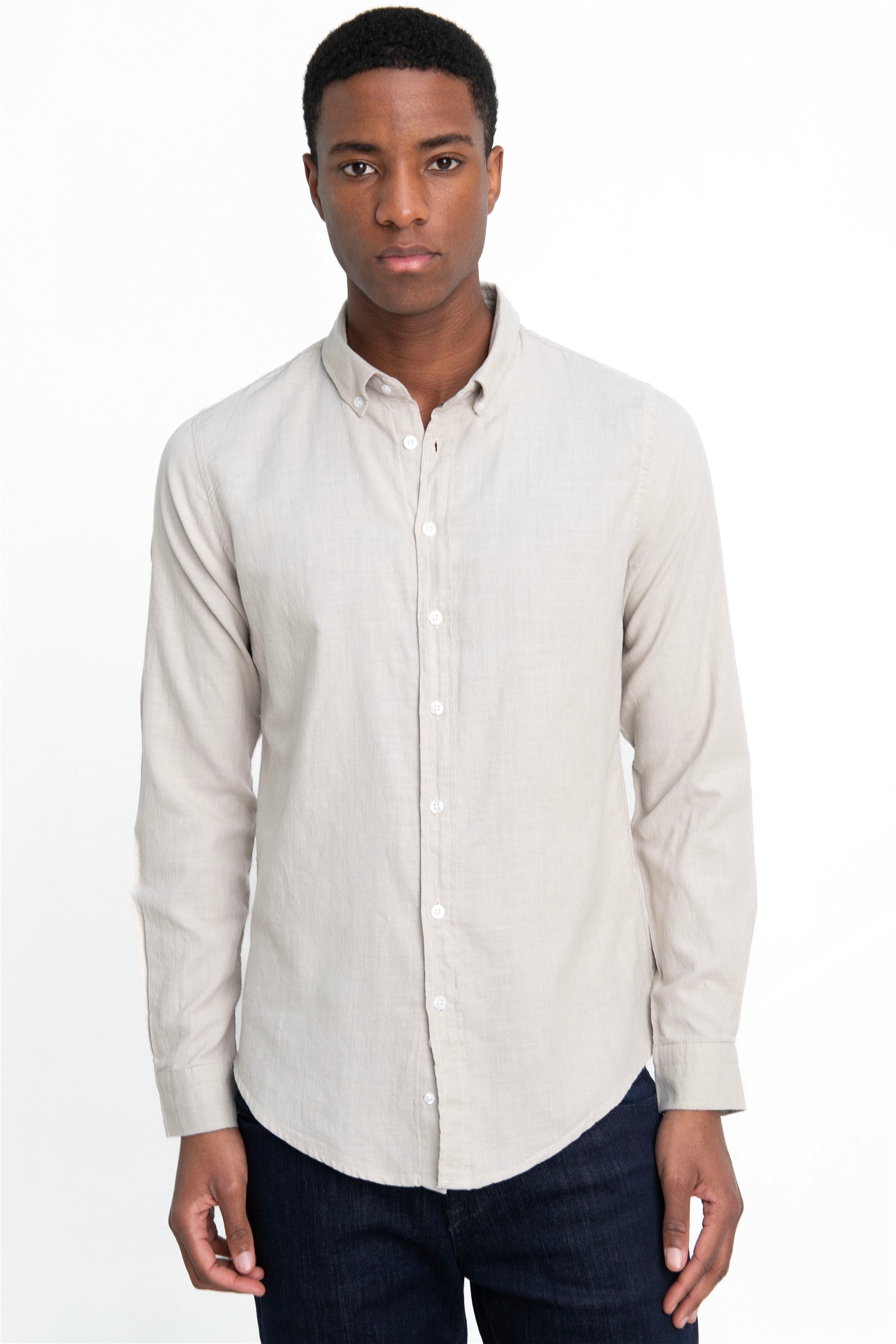 TUDORS Muška košulja Slim Fit boja peska | Најголема онлајн продавница ...