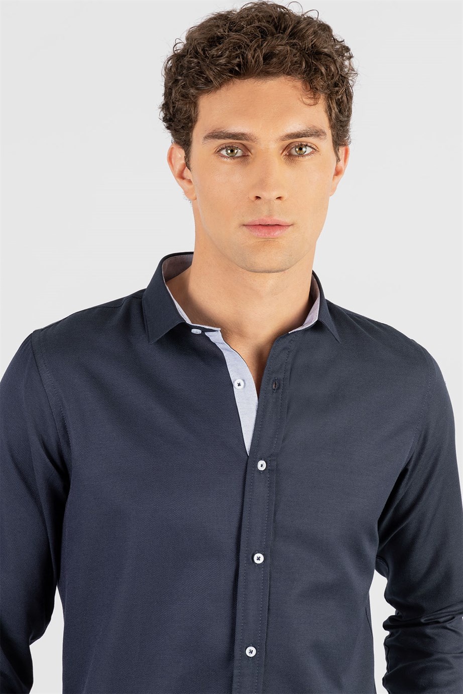 TUDORS Машка кошула Slim Fit тегет | Најголема онлајн продавница во ...