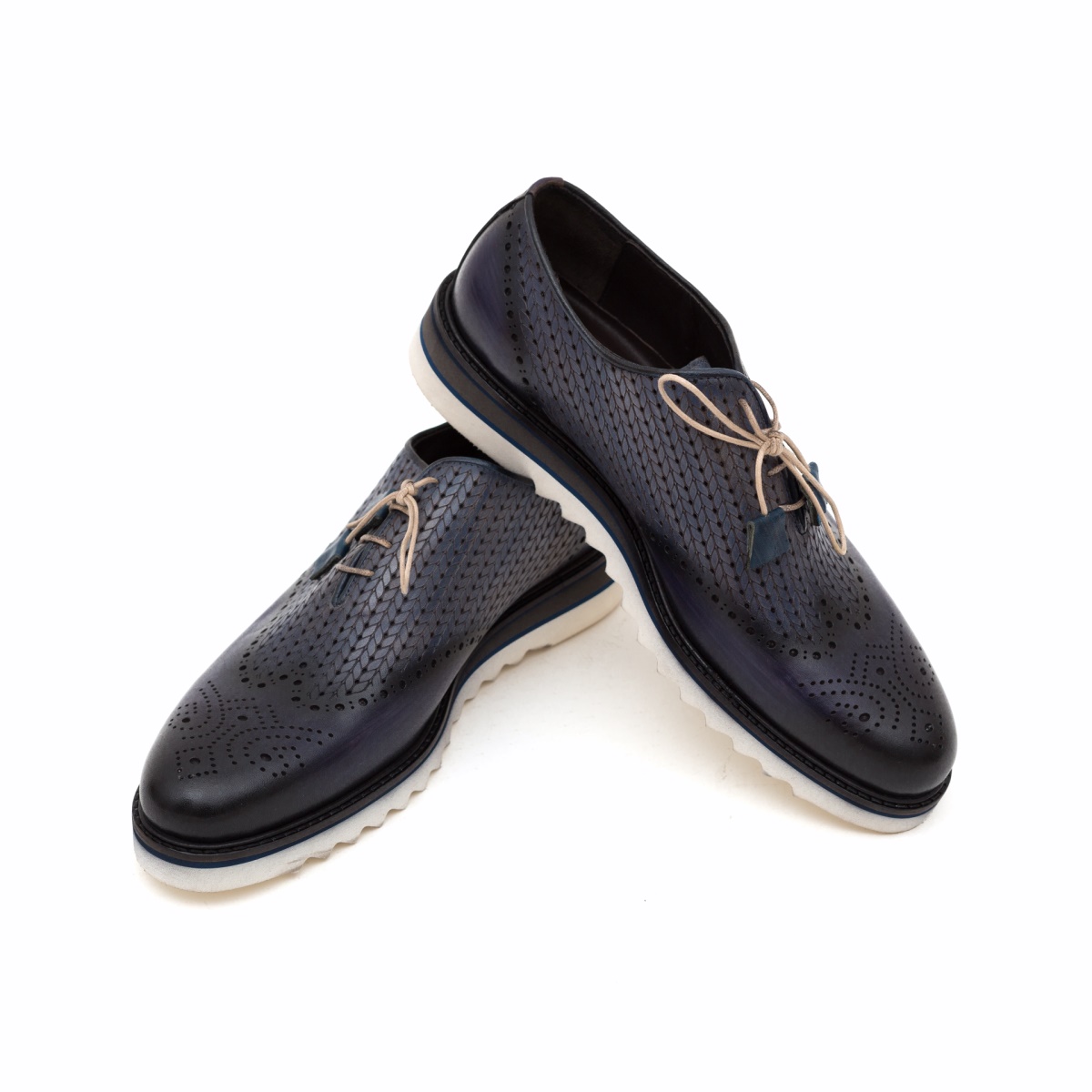 SANTOS & SANTORINI Muške cipele Benedito teget | Online prodaja | Ananas