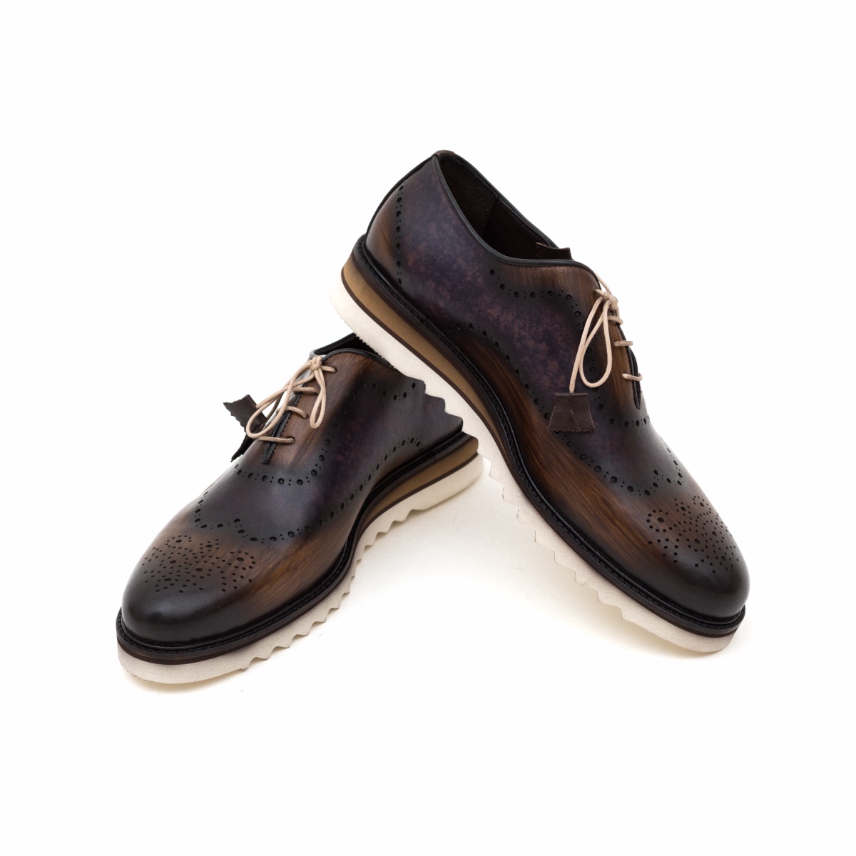 SANTOS&SANTORINI Muške cipele Enzo braon | Online prodaja | Ananas