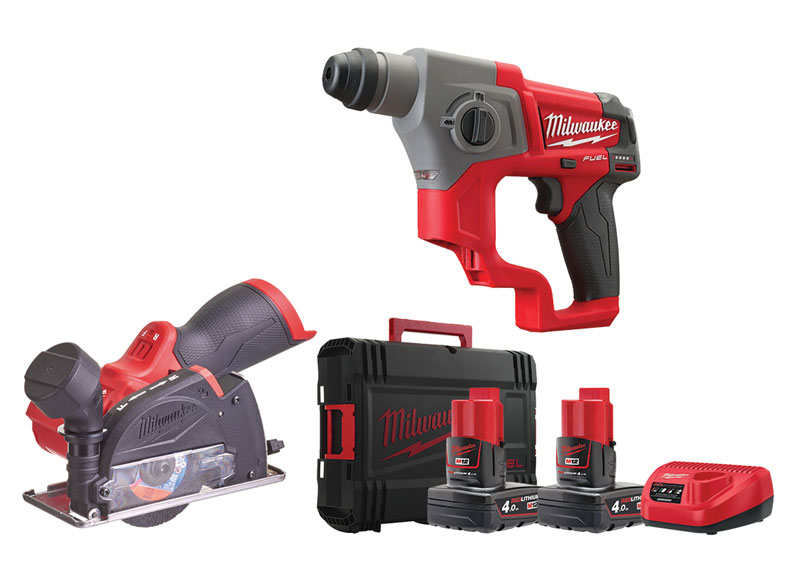 MILWAUKEE M12FPP2B2-402X M12CH + M12FCOT Set Aku alata 2/1 | Online ...