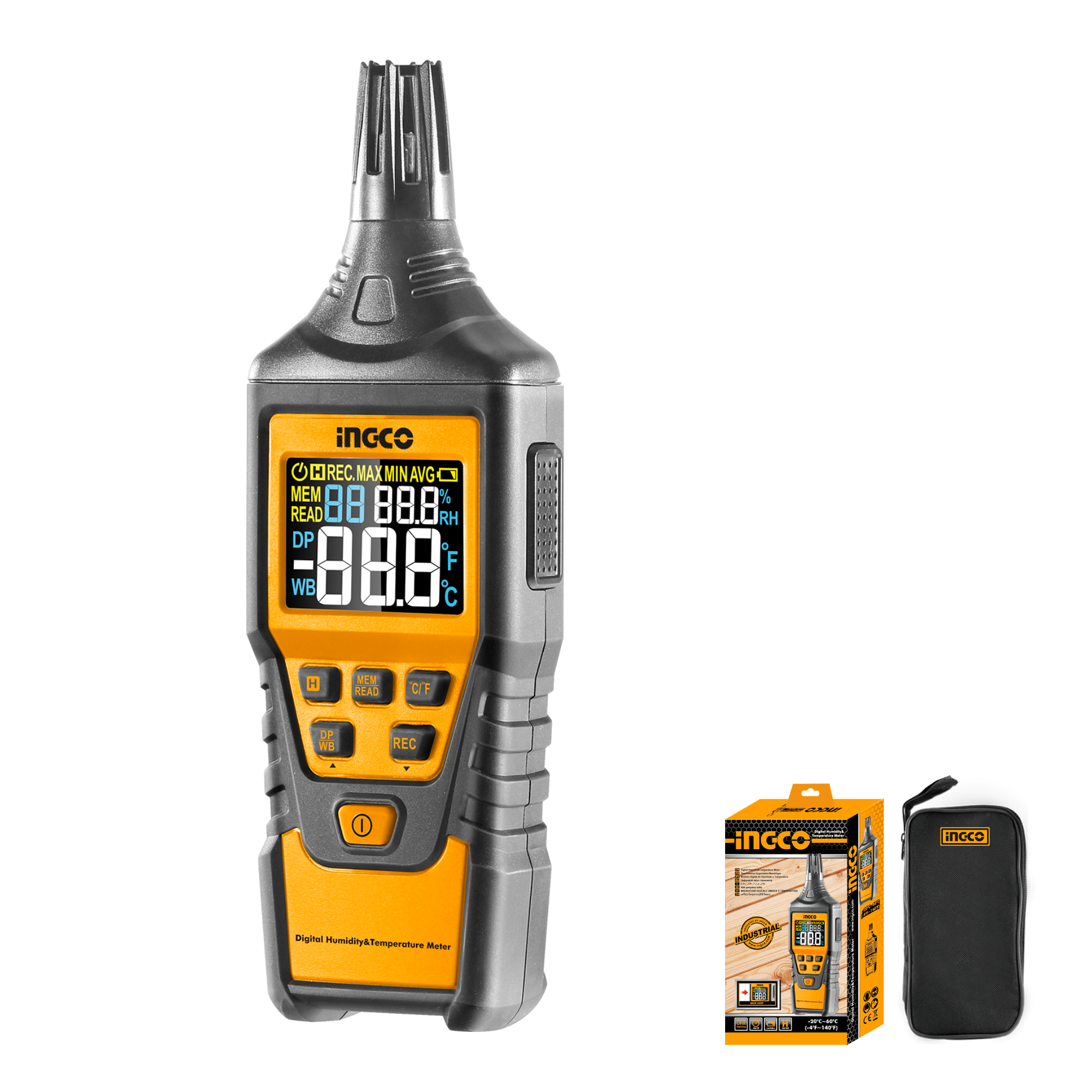 INGCO Digitalni merač vlažnosti i temperature HETHT01 | Online prodaja ...