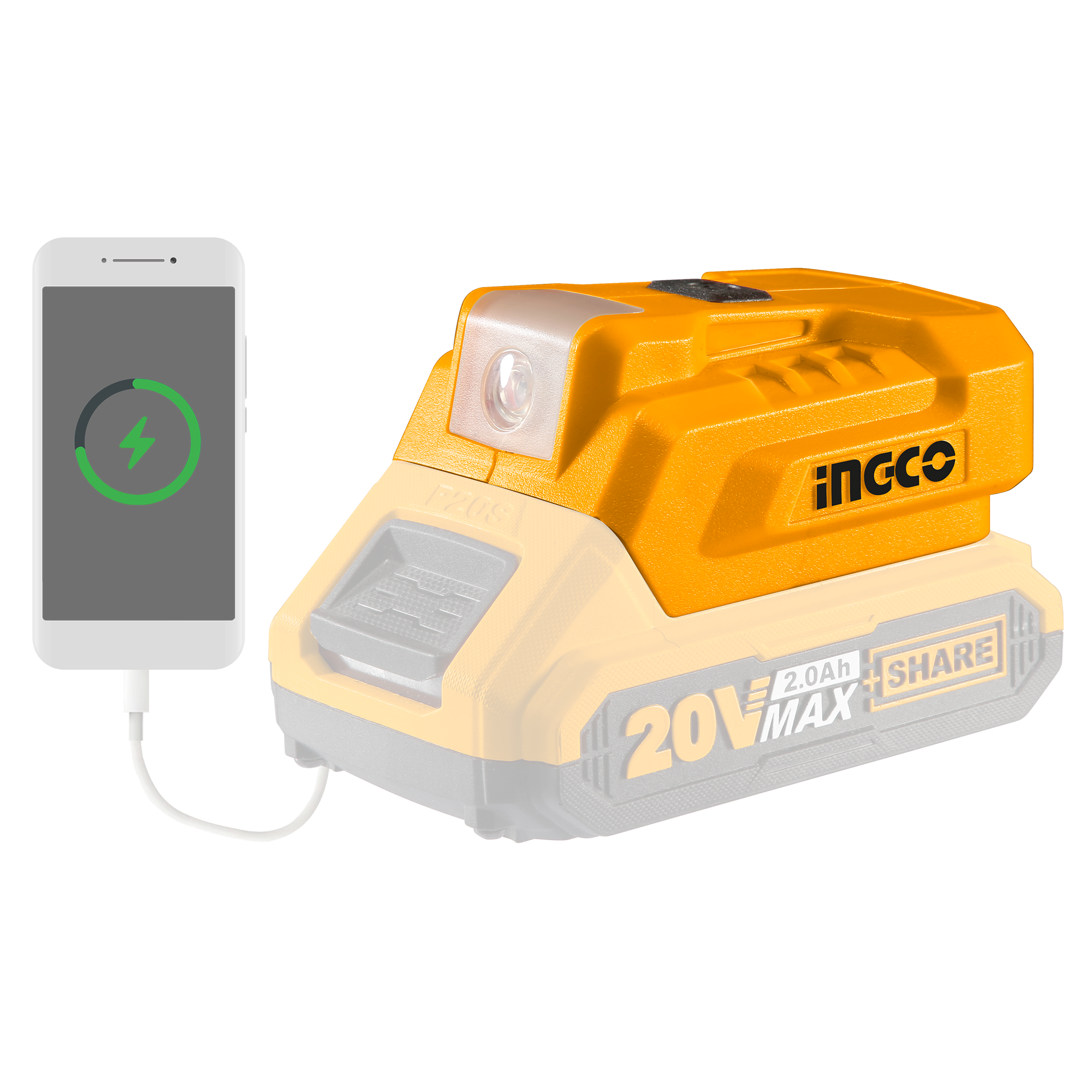 INGCO USB-A Punjač CUCLI2022 | Online prodaja | Ananas