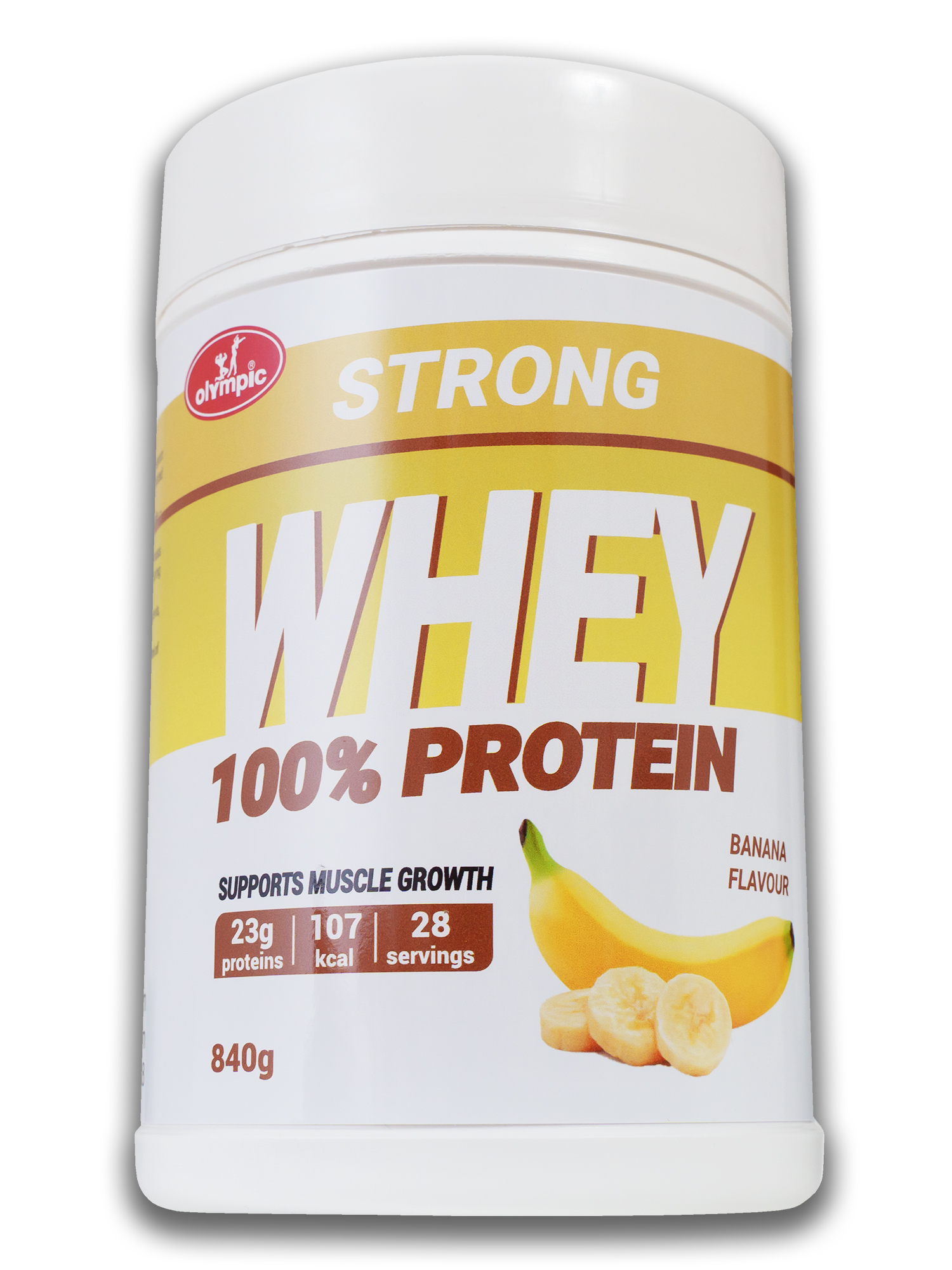 Olympic Protein Strong Whey 100%, Ukus Banane, 840g | Online prodaja ...